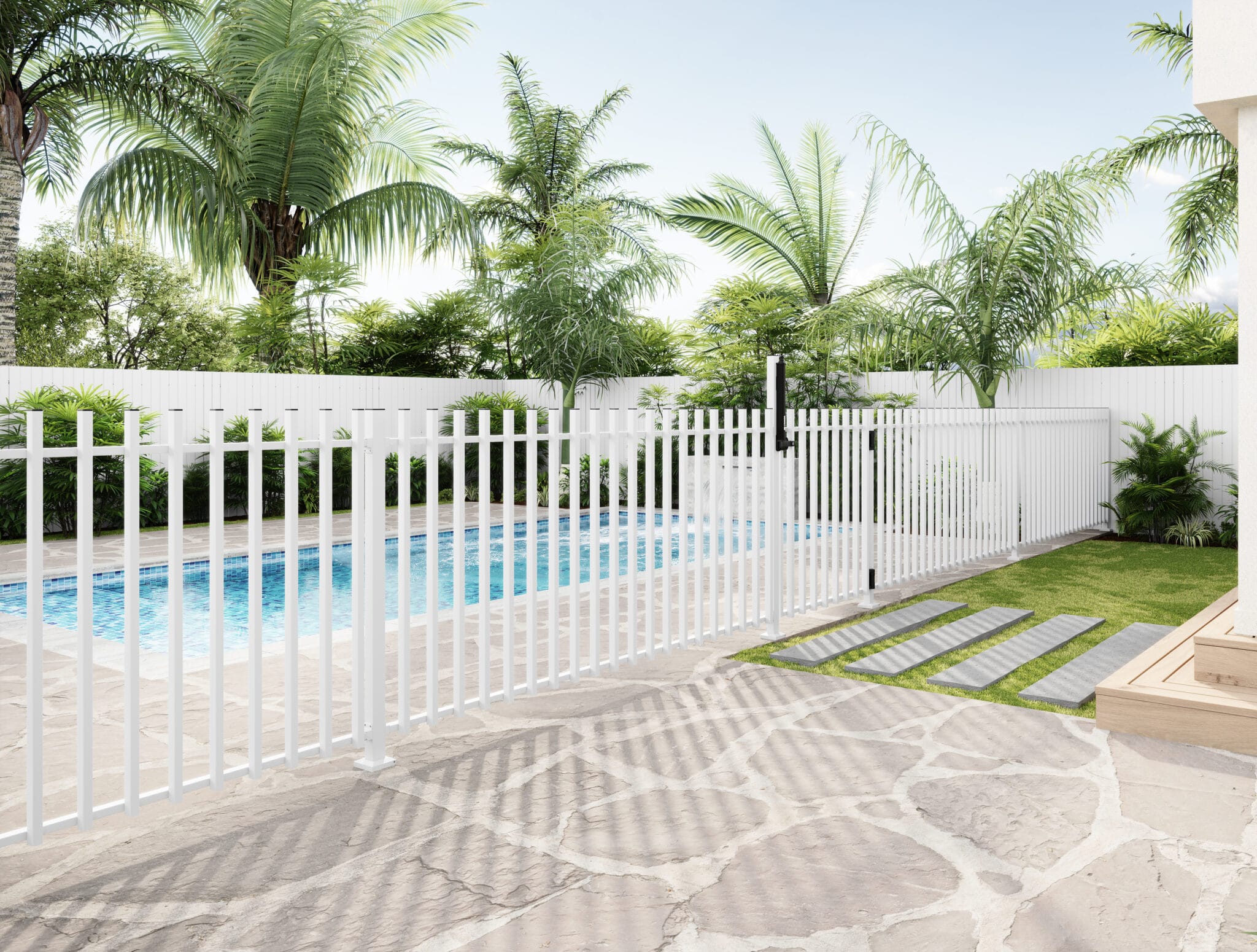Protector Aluminium Batten Pool Fencing - ProtectorAl